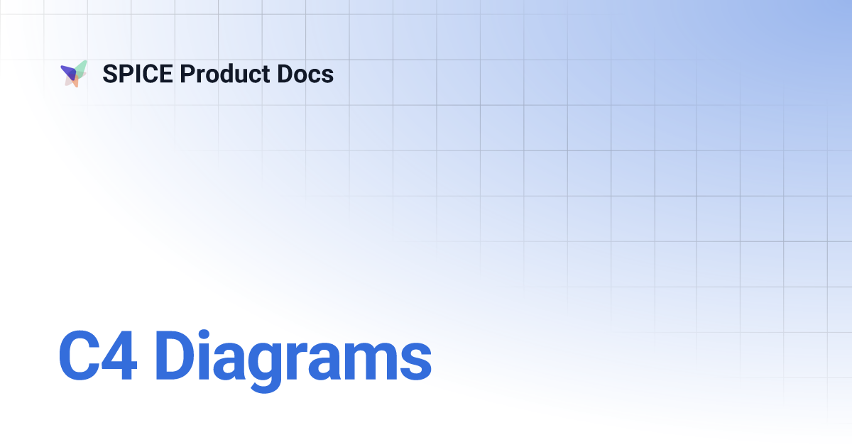 C4 Diagrams | SPICE Product Docs